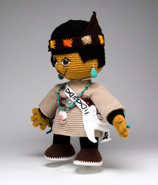 Zuni Man Crocheted Doll – Keshi The Zuni Connection