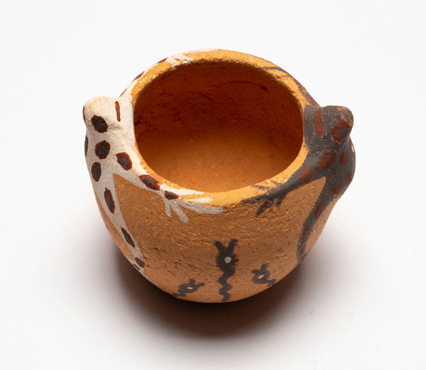 Frogs & Tadpoles Tiny Pottery Bowl – Keshi The Zuni Connection