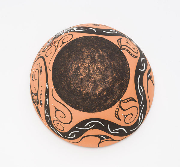Water Serpent & Dragonfly Pottery Bowl – Keshi The Zuni Connection