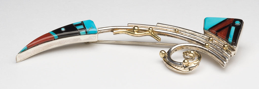 Zuni Rainbird Pin – Keshi The Zuni Connection